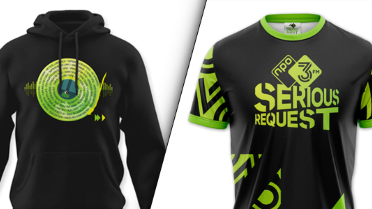 Koop nu 3FM Serious Request-merchandise en steun Stichting ALS ...