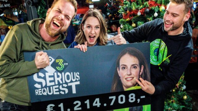 De tweede tussenstand van 3FM Serious Request: €1.214.708 | NPO 3FM