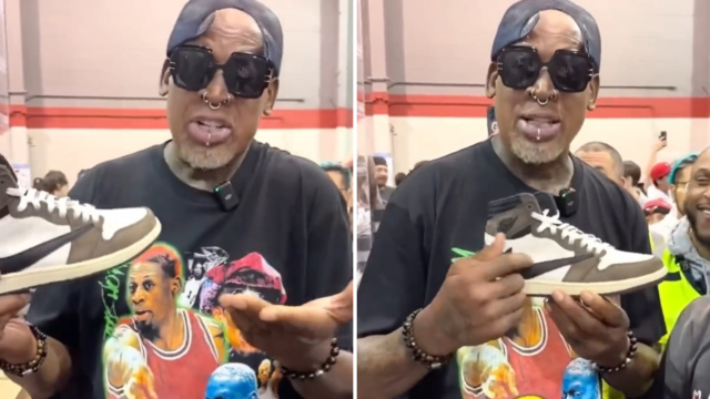 Dennis Rodman haalt uit naar Travis Scott vanwege Jordans: "Je hebt mij ...