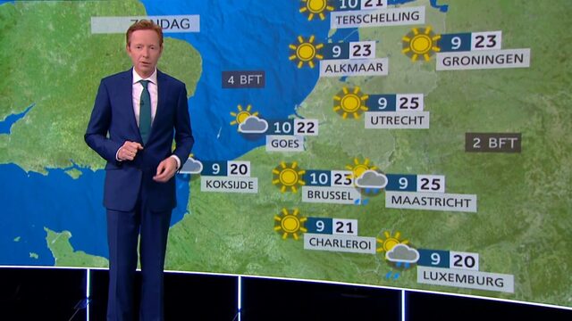 70 jaar weerbericht op tv: van kaart met krijtje naar touchscreen | NPO Radio 1