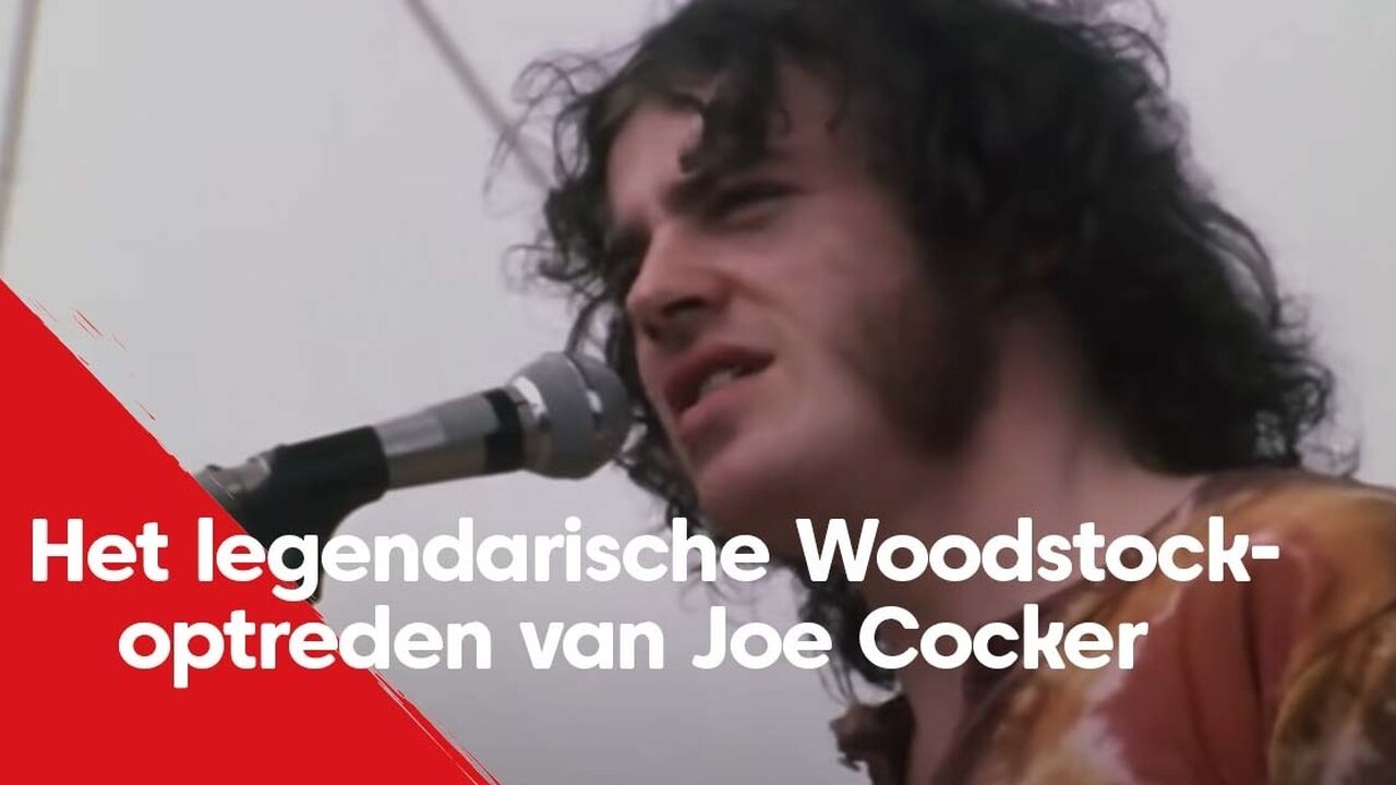 Joe Cocker imponeert op Woodstock met With A Little Help From My ...