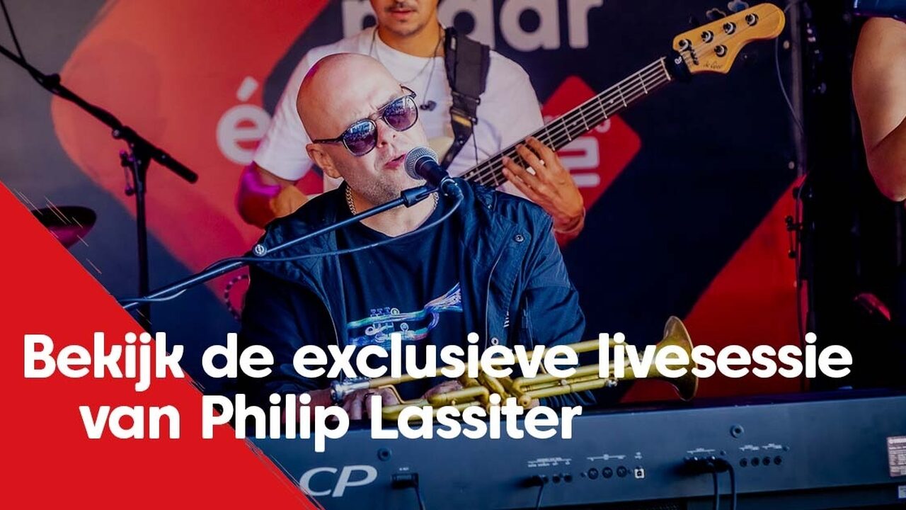 Philip Lassiter speelt funky livesessie voor NPO Radio 2 op North Sea Jazz